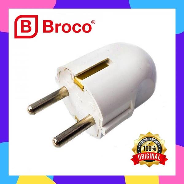 Steker Broco Steker Arde Bulat Broco 13310 - Colokan Bulat Broco ...