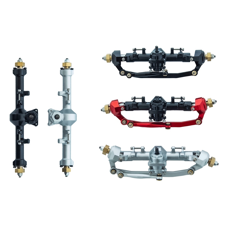Front & Rear Axle for Axial SCX24 90081 AXI00001 1/24 RC Crawler Car ...