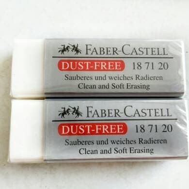 Penghapus Faber Castell Besar Putih/Eraser Faber/Hapusan Stip Faber ...