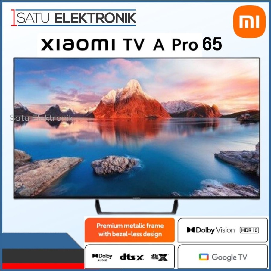 XIAOMI TV 65" A PRO65 Smart TV UHD Digital Android Google TV | Lazada ...