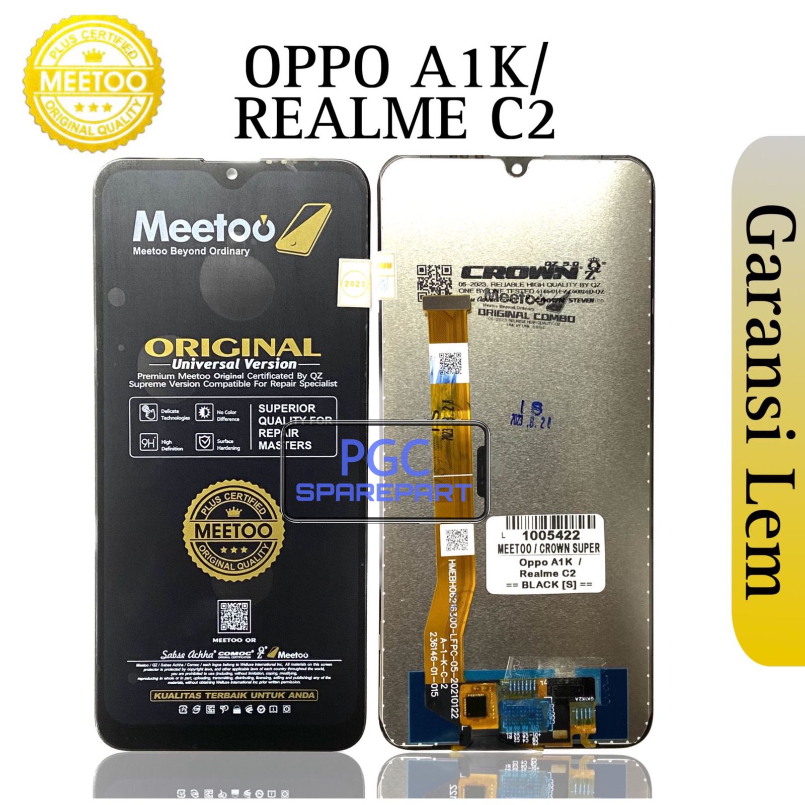 Meetoo - LCD Touchscreen Fullset Realme C2 / RMX1941 / RMX1945 / Oppo A1K / CPH1923 | Lazada ...