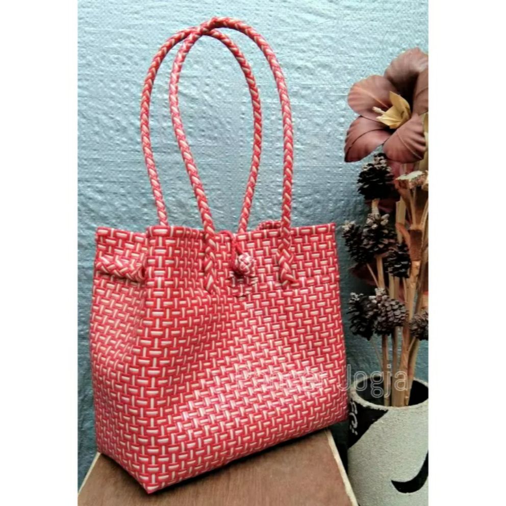 TAS ANYAM JALI JALI / TAS SANGKEK JOGJA / TAS JALI PLASTIK / TAS ...