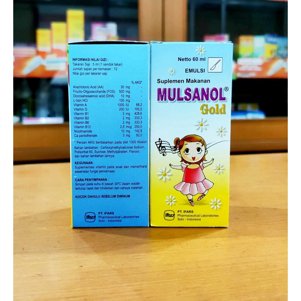 Mulsanol GOLD Syrup 60 ml | Lazada Indonesia