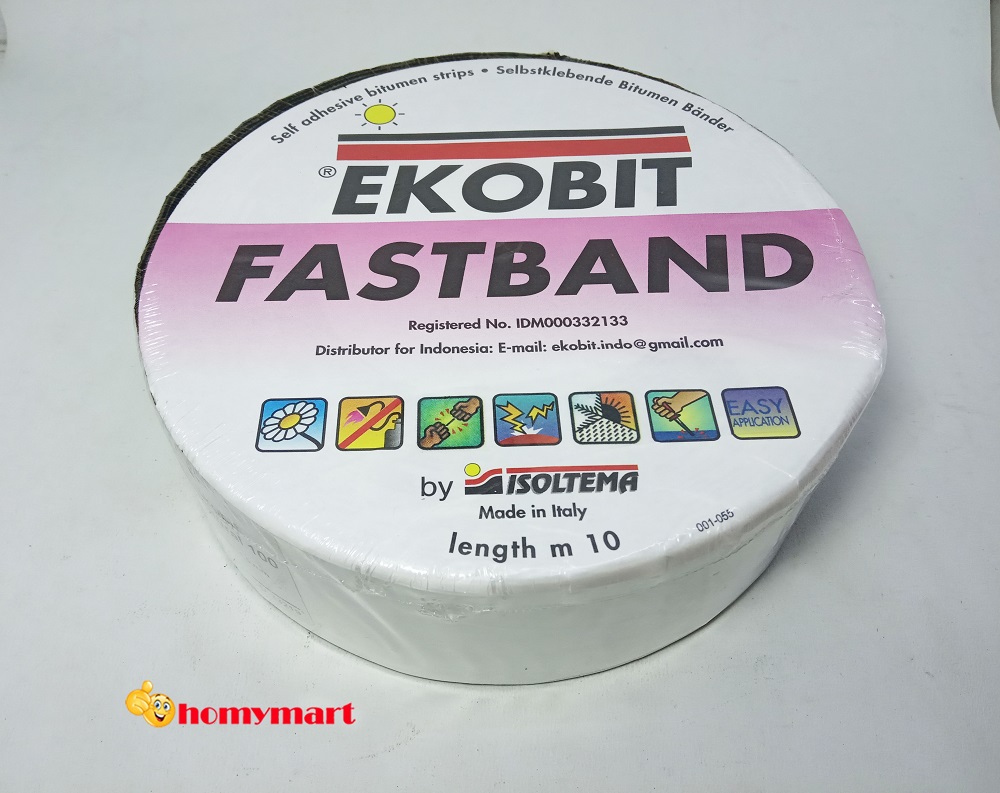 1 roll (10m) isolasi anti bocor ekobit fastban bitumen tape | Lazada ...