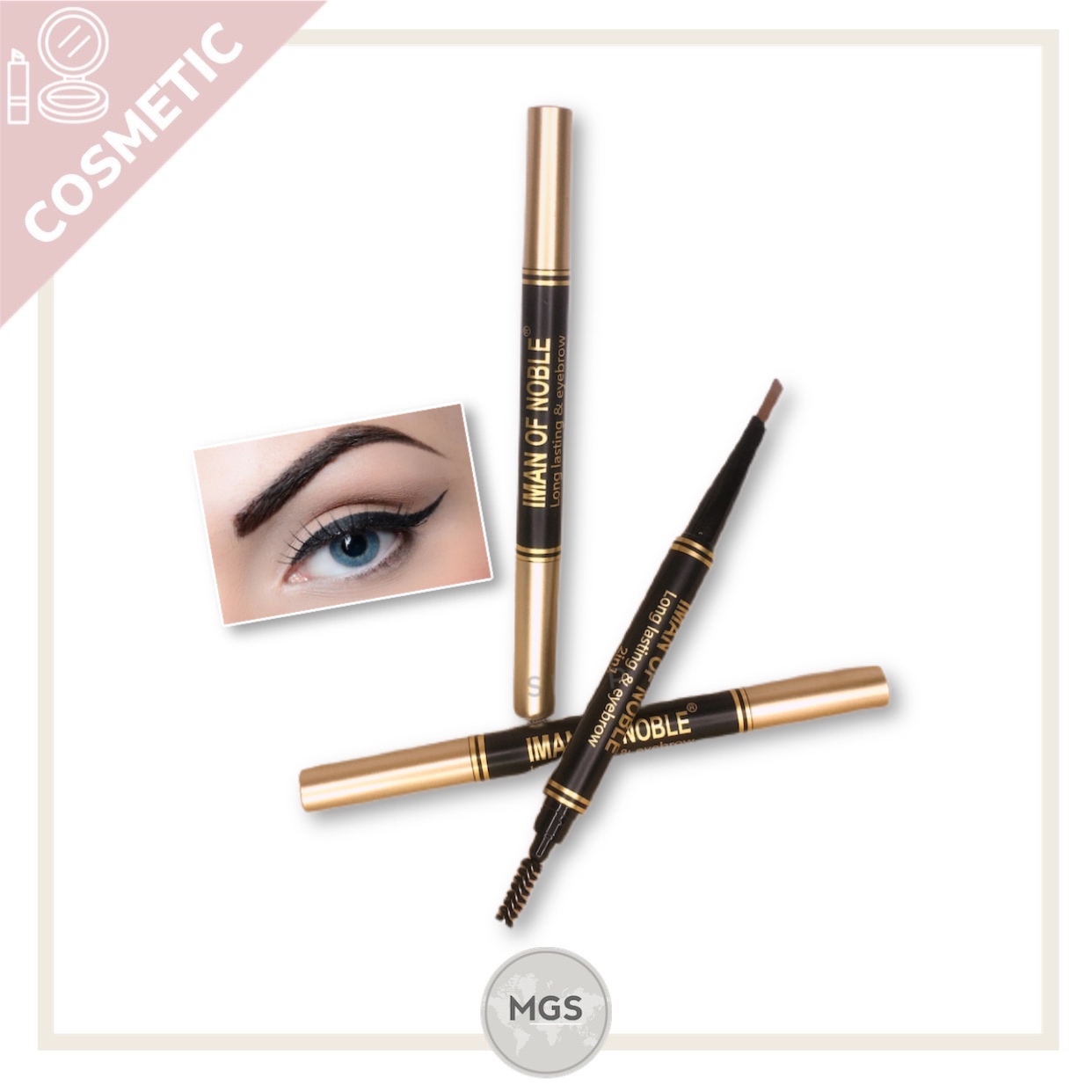 IMAN DRAWING / Iman Of Noble Eyebrow Drawing Pencil With Spoolie Pensil ...