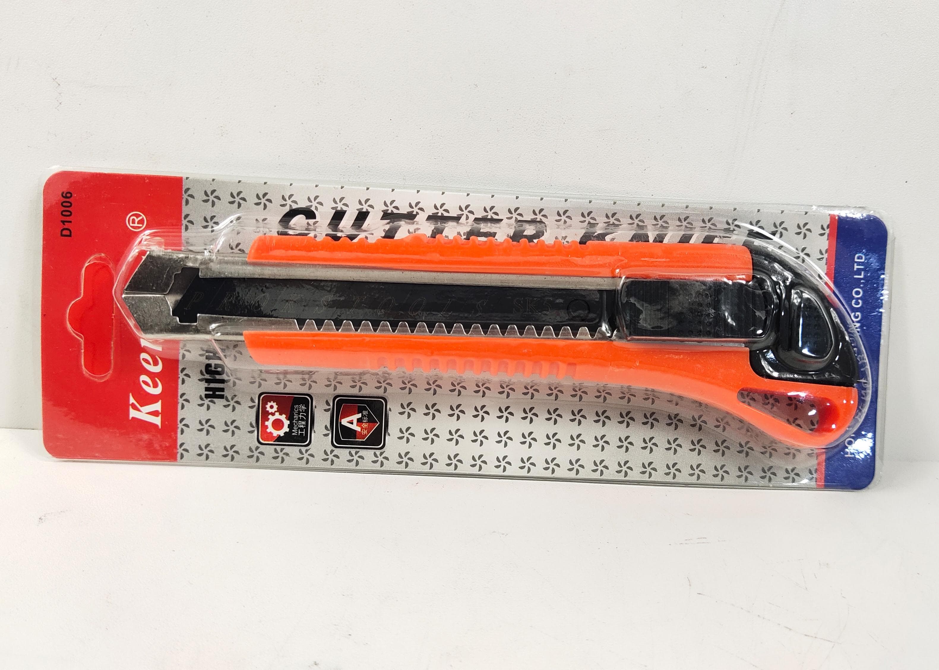 KEENNES Cutter Besar / Pisau Cutter Besar Model Putar dan Geser D1006 ...