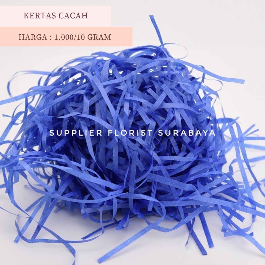 KERTAS CACAH KERTAS SERUT SHREDDED PAPER ISIAN HAMPER HAMPERS KERTAS ...