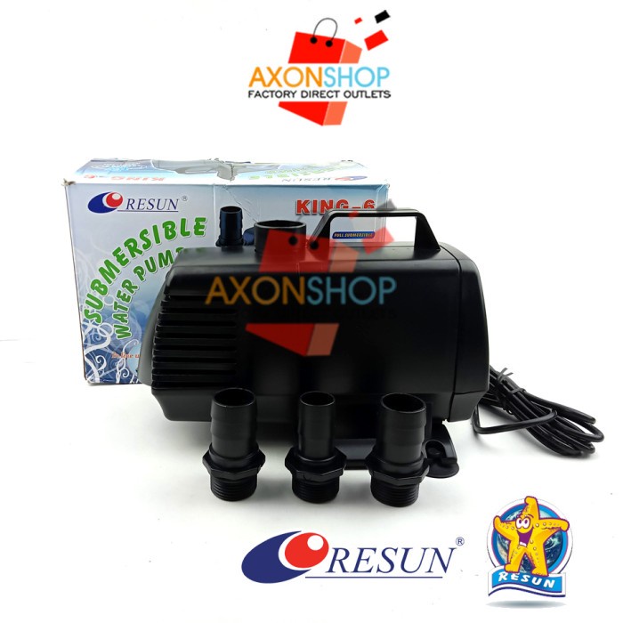 Pompa Air RESUN KING-6 Aquarium Hidroponik Celup Kolam Pump King King6 ...