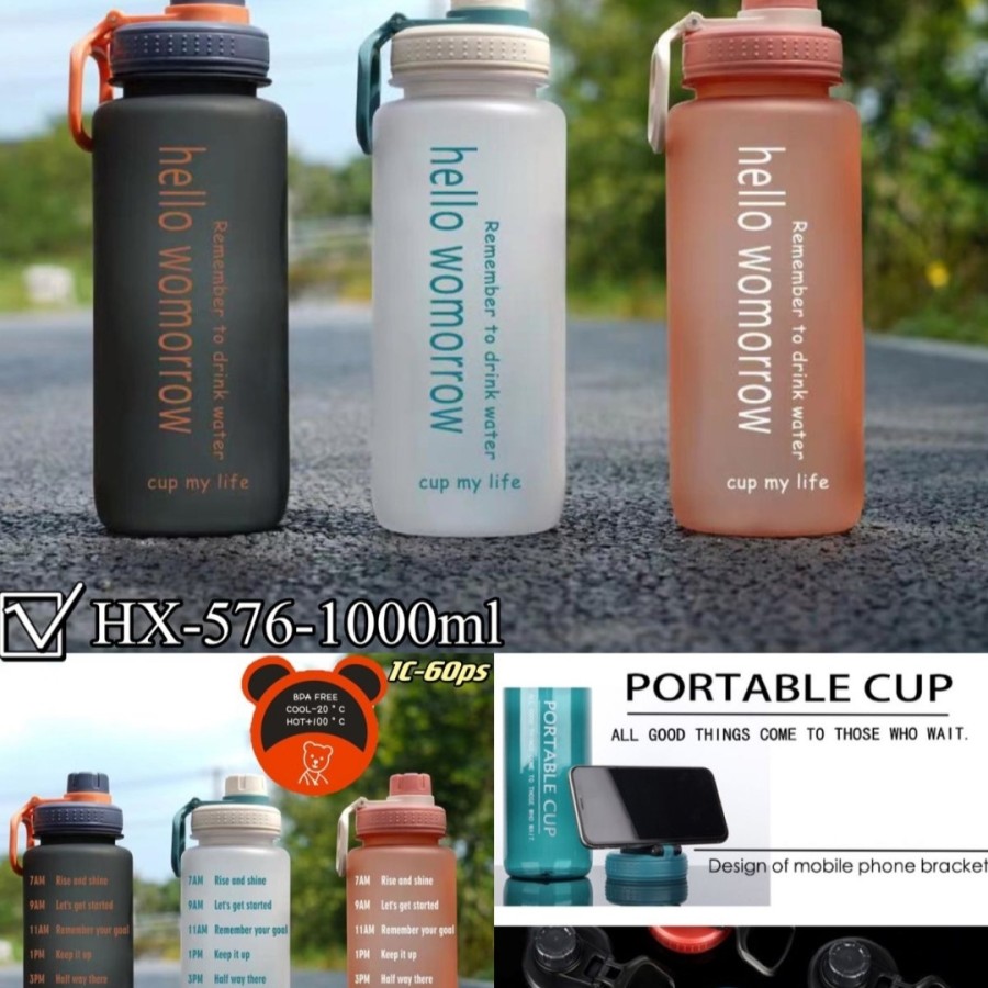 botol minum 1 liter sports | Lazada Indonesia