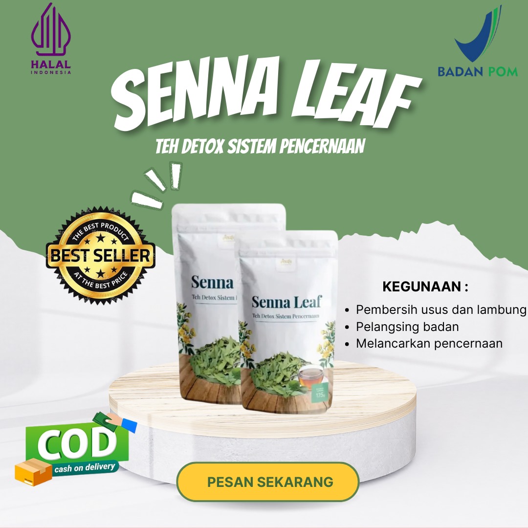 SENNA LEAF Teh Detox pembersih usus dan lambung teh detox pencernaan ...