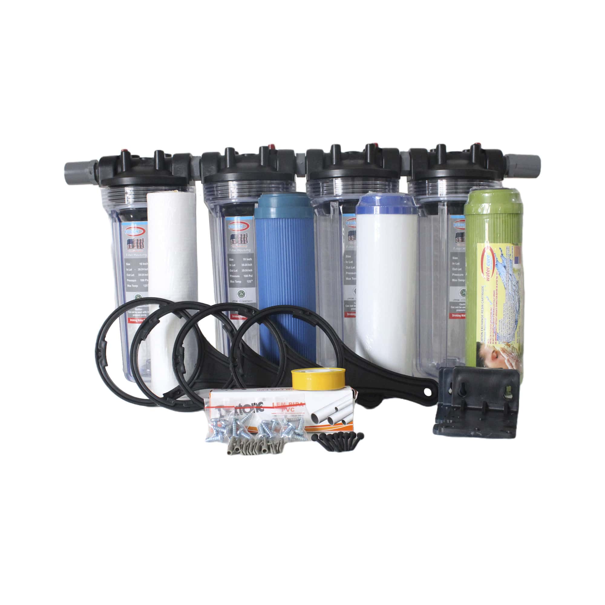 Filter Air Sumur / berkapur / zat besi / Paket Filter Air Nanotec 4 ...