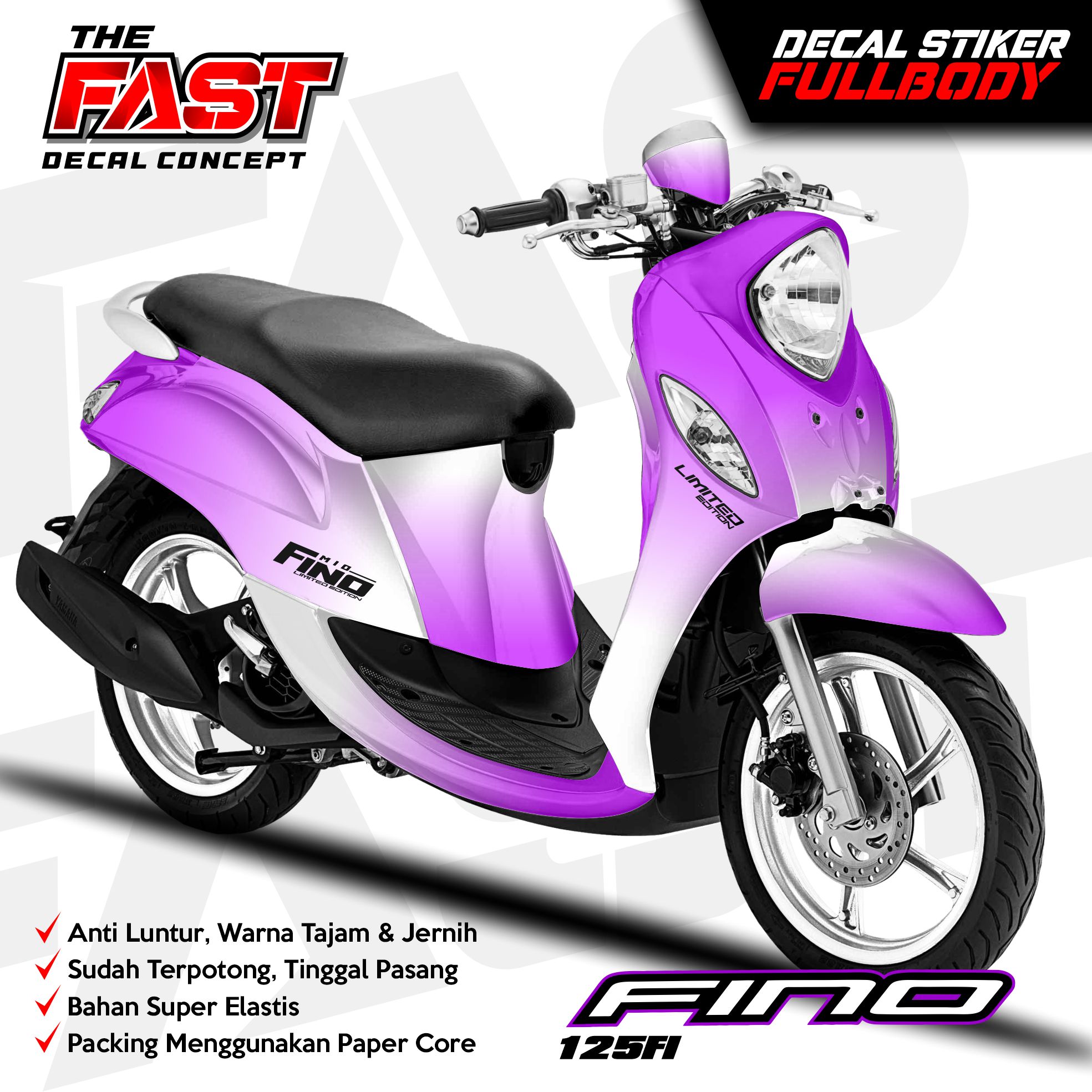 Decal Sticker Variasi Fullbody Fino 125 FI - Dekal Stiker Fino 125 FI ...