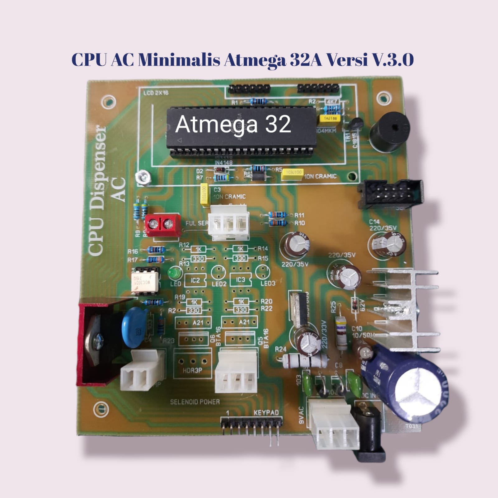 CPU Pom Mini AC/DC Atmega 32 V.3.0 (Fitur Edit Nama, Password dan Non ...