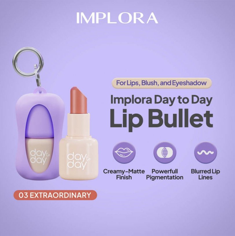 Implora Day To Day Lip Bullet | Lazada Indonesia