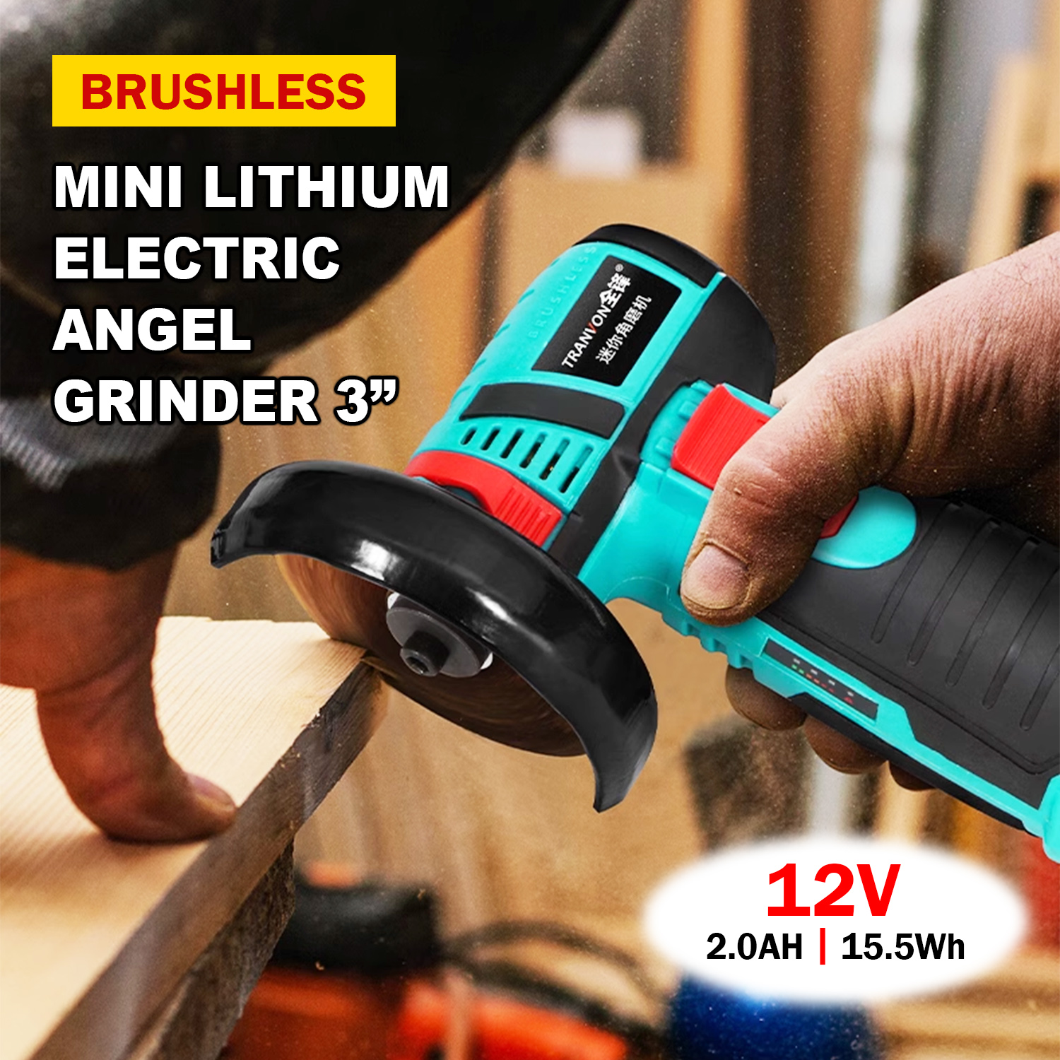 Mesin Gerinda Tangan Angle Grinder 12V / Angle Grinder Cordless ...