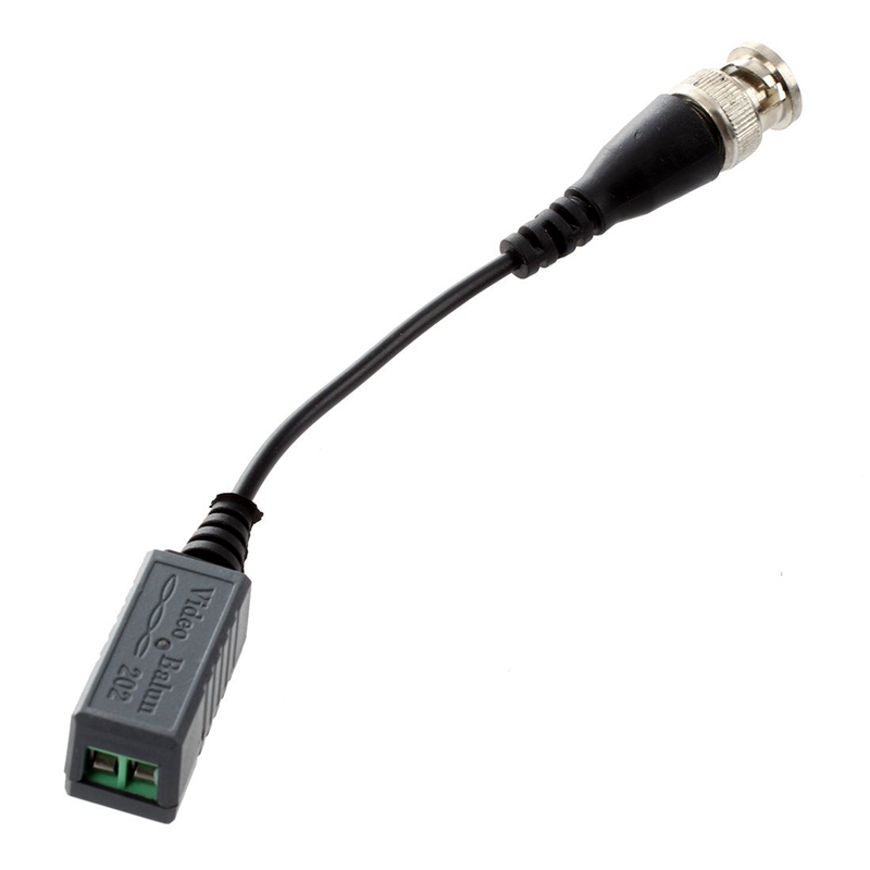 2 networks CAT 5 camera CCTV BNC coaxial passive video balun UTP ...