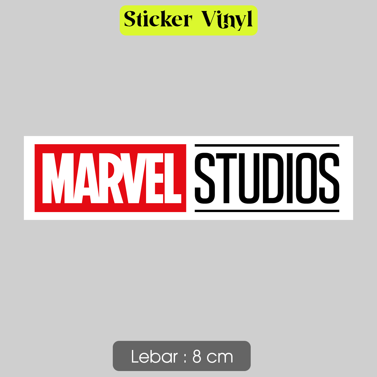 Stiker Marvel Studios Logo Thor Spiderman Ironman Avenger Hulk Doctor ...