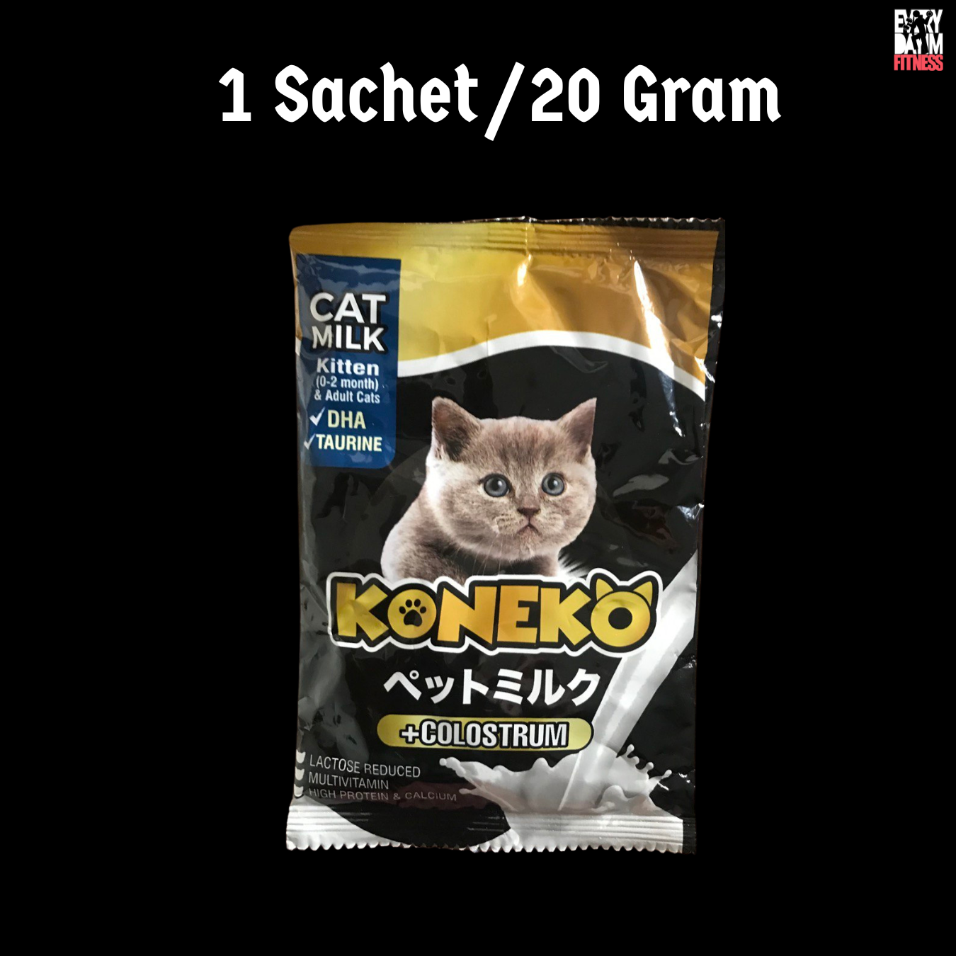 SUSU KUCING KONEKO MILK CAT ECER ECERAN 1 SACHET SUSU KUCING KONEKO ...