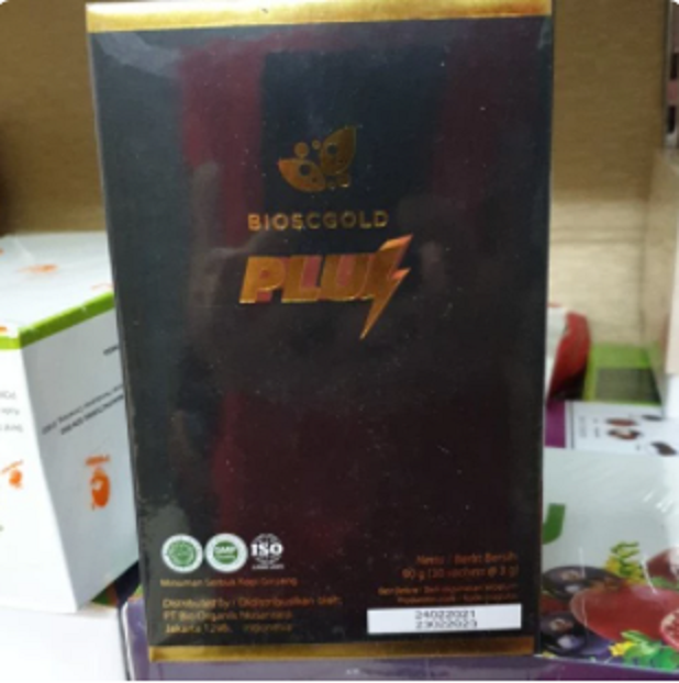 BIOGOLD BIO GOLD PLUS 30 Sachet Original - Untuk Kesehatan Otak dan ...