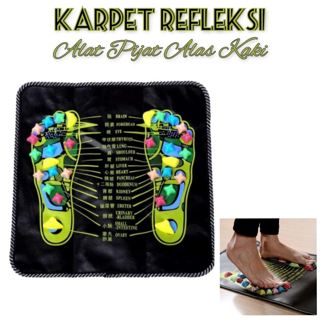 TUKUO - Alat Pijat Kaki Akupuntur / Karpet Refleksi / Alat Pijat Alas ...