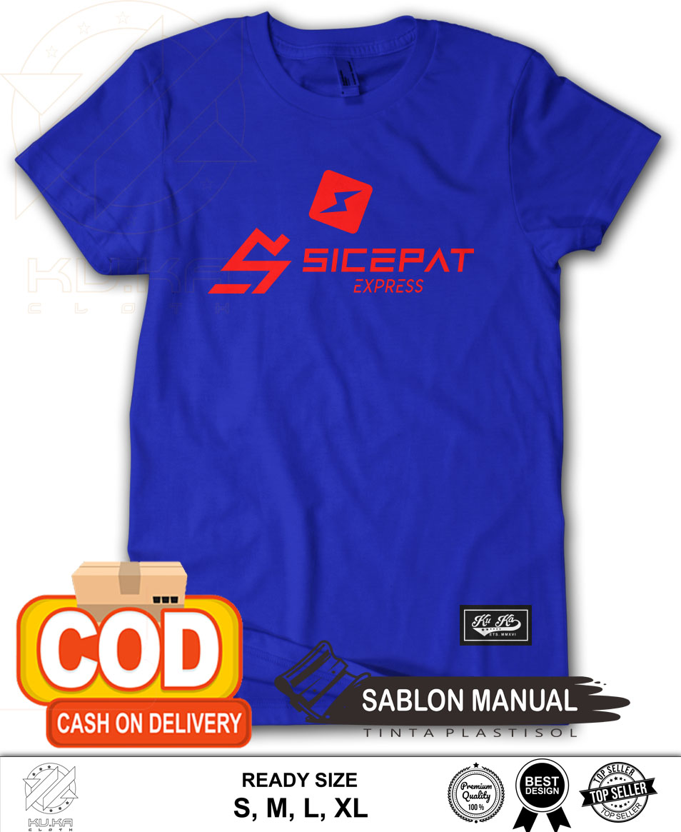 Kaos Pria Wanita Distro SICEPAT EXPRESS BARU V2 KAOS PERUSAHAAN Cotton ...