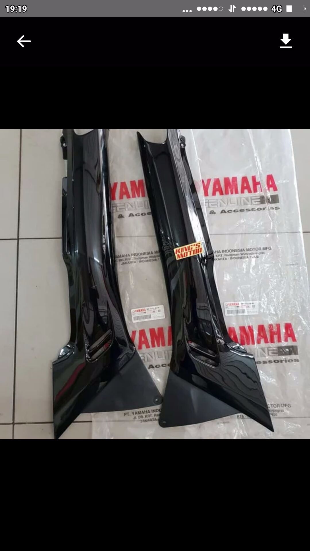 cover body Scorpio hitam satuset/body Yamaha Scorpio z hitam | Lazada ...
