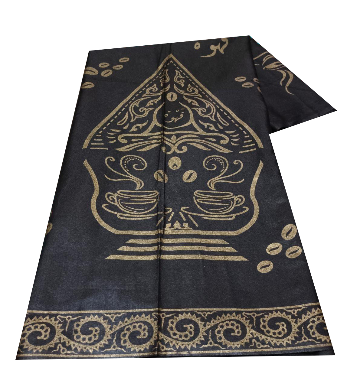 Sarung goyor motif wayang gunungan gold anak - batik halus | Lazada ...