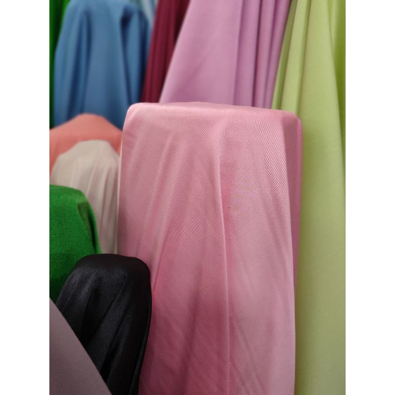 (Per 0,5 Meter) Kain Satin Roberto Cavali ORIGINAL / Kain roberto ...