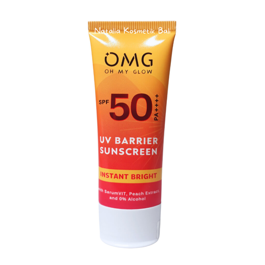 OMG OH MY GLOW UV Barrier Sunscreen SPF 50 PA++++ 25ml | Lazada Indonesia