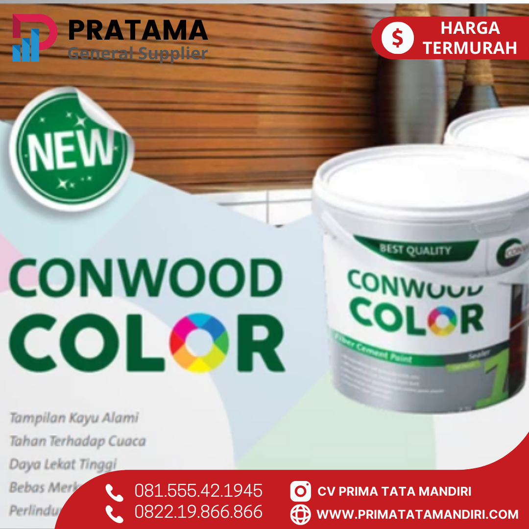 Conwood Color Walnut / Palisander / Akasia - Cat warna Conwood - DOFF 1 ...