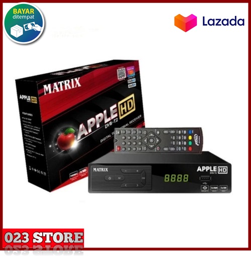 metrik set top box tv digitar metrik apple DVB T2 HD merah terbaru ...