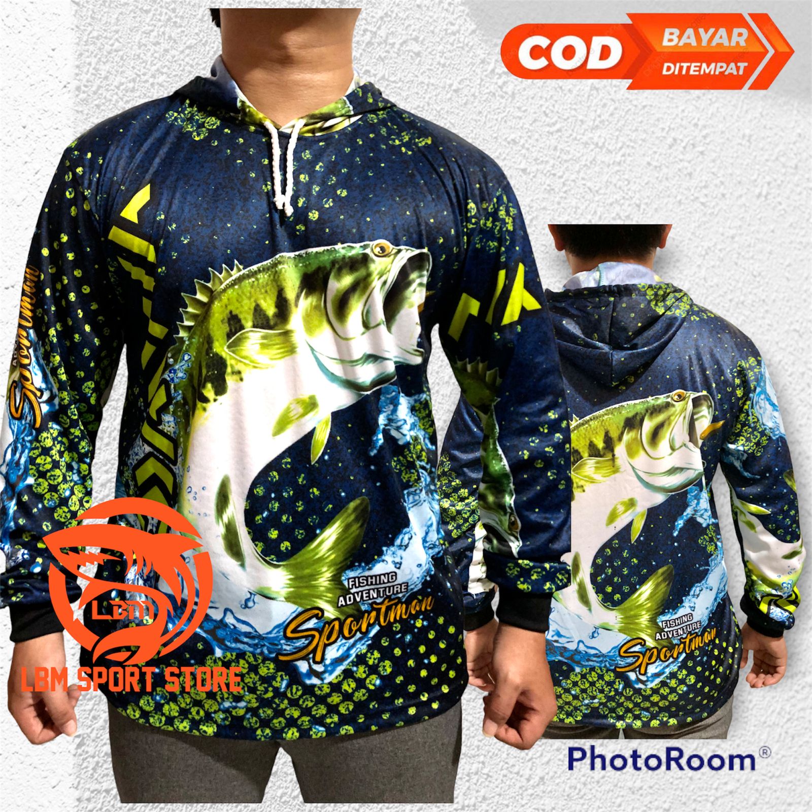 BAJU MANCING JERSEY MANCING KAOS MANCING TANGAN PANJANG SIZE L&XL ...