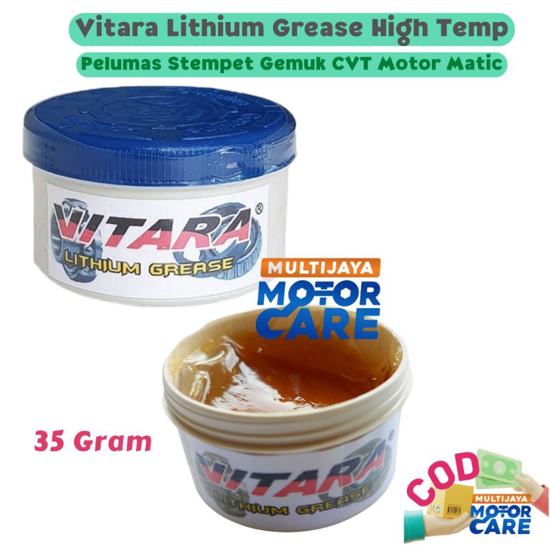 Vitara Lithium Grease High Temp - Pelumas Stempet Gemuk CVT Motor Matic ...