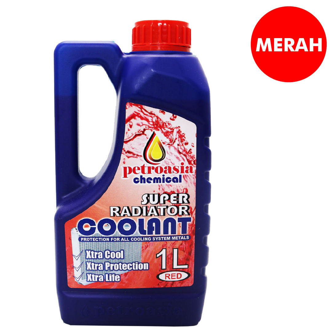 Petroasia Air Radiator Coolant 1 Liter Cairan Pendingin Motor Mobil ...