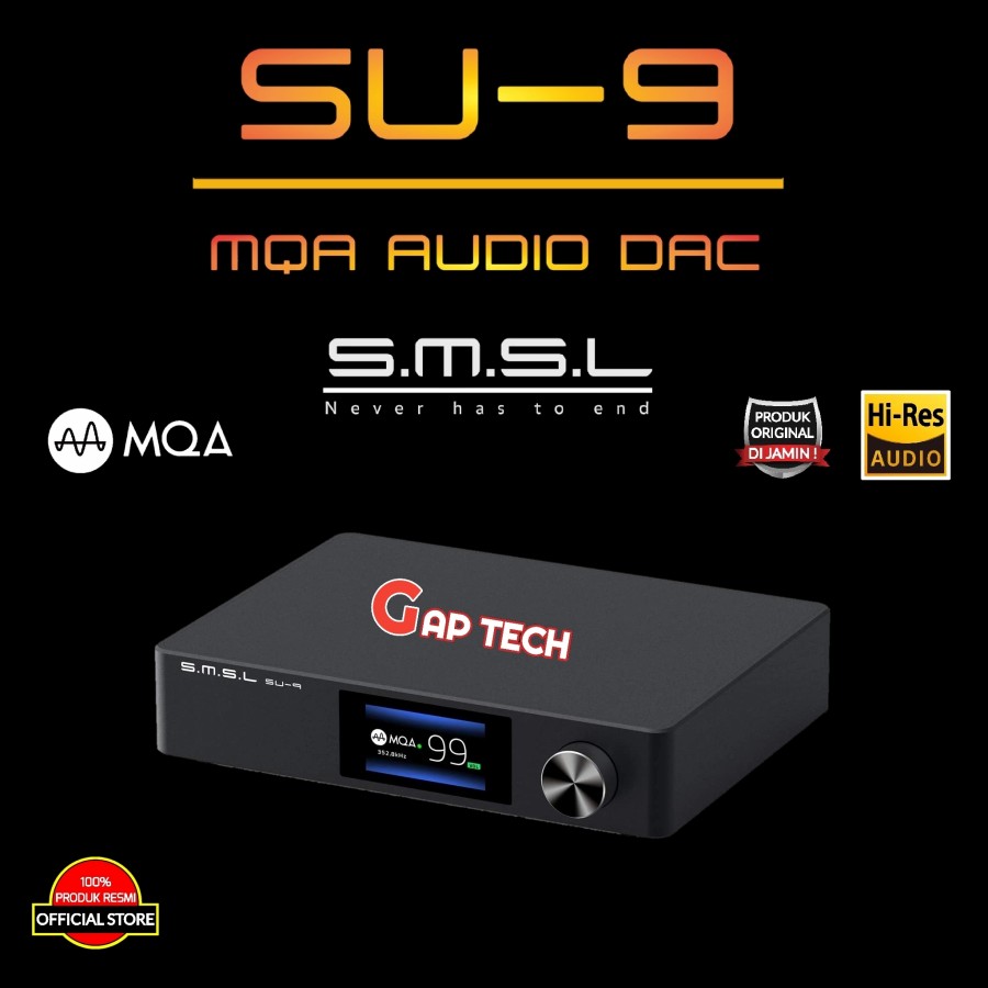 SMSL SU9 / SU 9 / SU-9 Hi-Res MQA Fully Balanced DAC Original | Lazada Indonesia