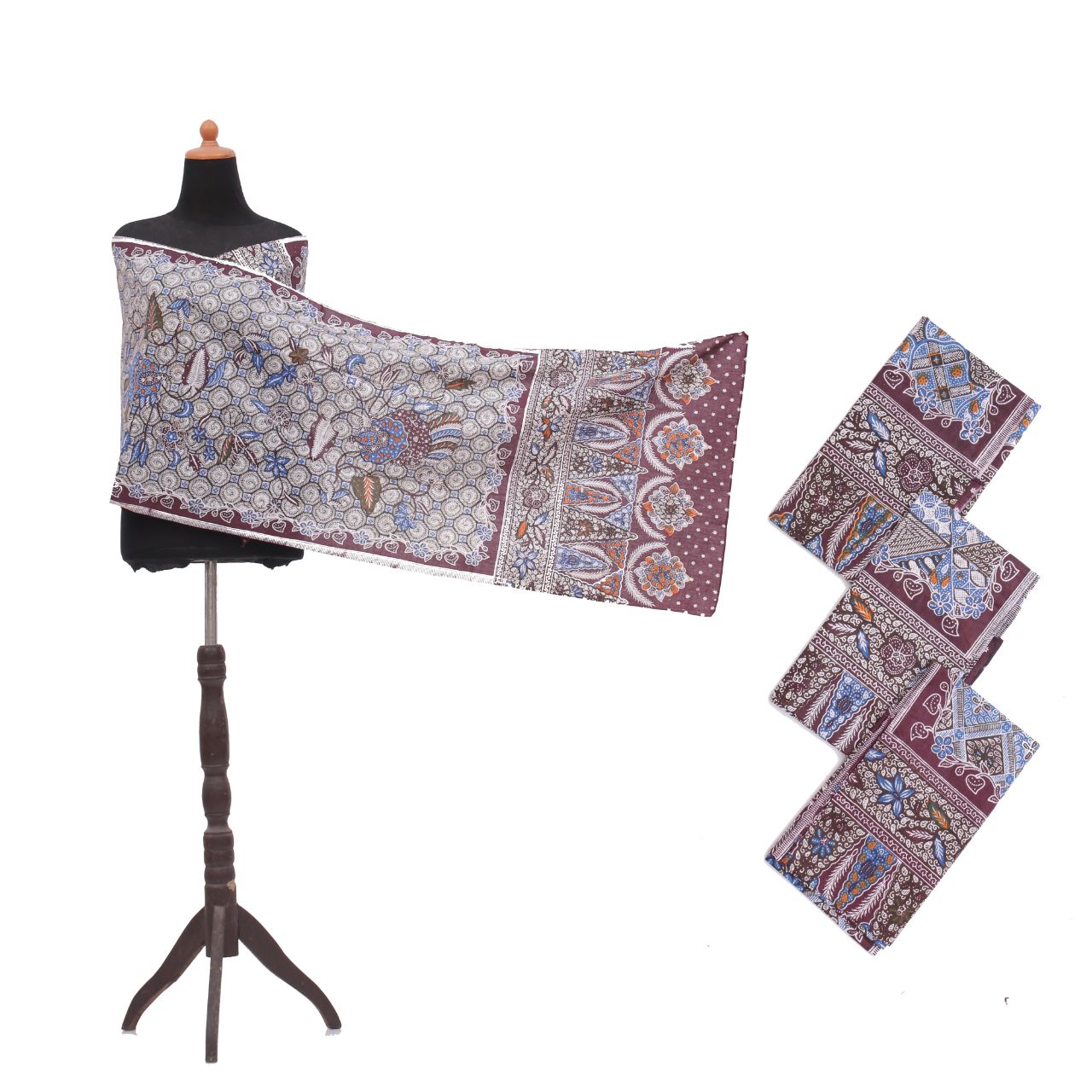 termurah langsung produsen kain scarf motif batik selendang fashion ...