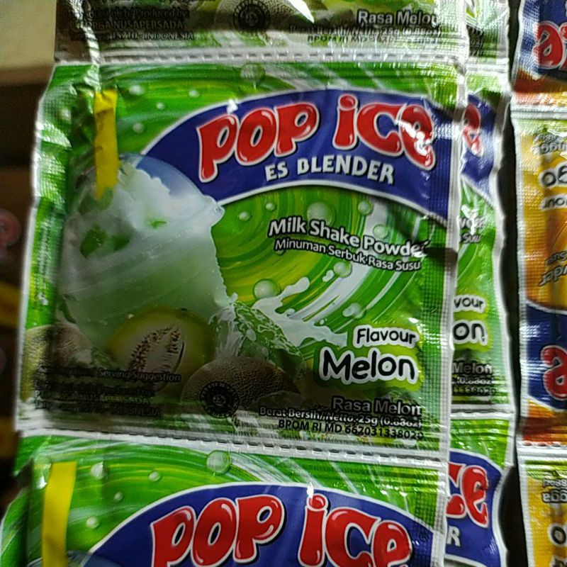 Pop Ice Aneka Rasa Berat 25 Gram Harga Persachet | Lazada Indonesia