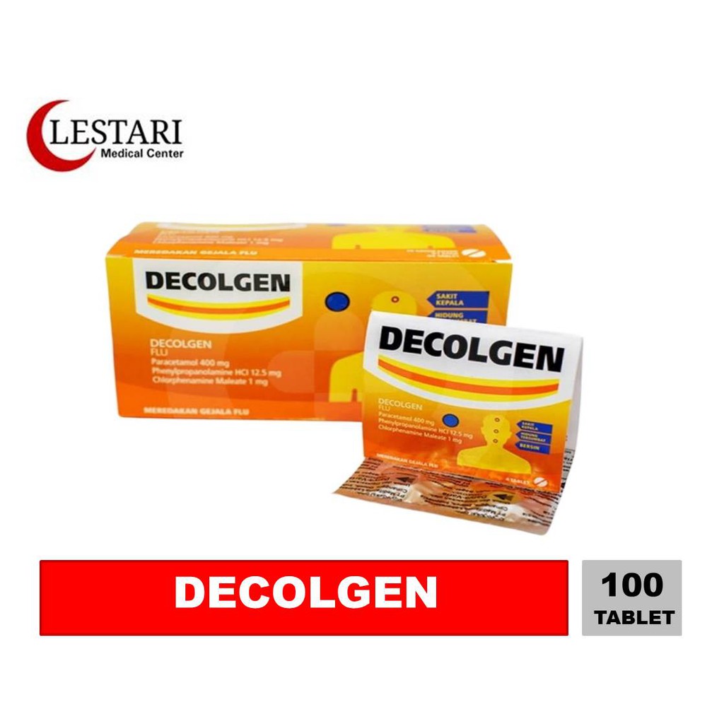 Decolgen [ 4 Tab / 25 Strip / Box] | Lazada Indonesia