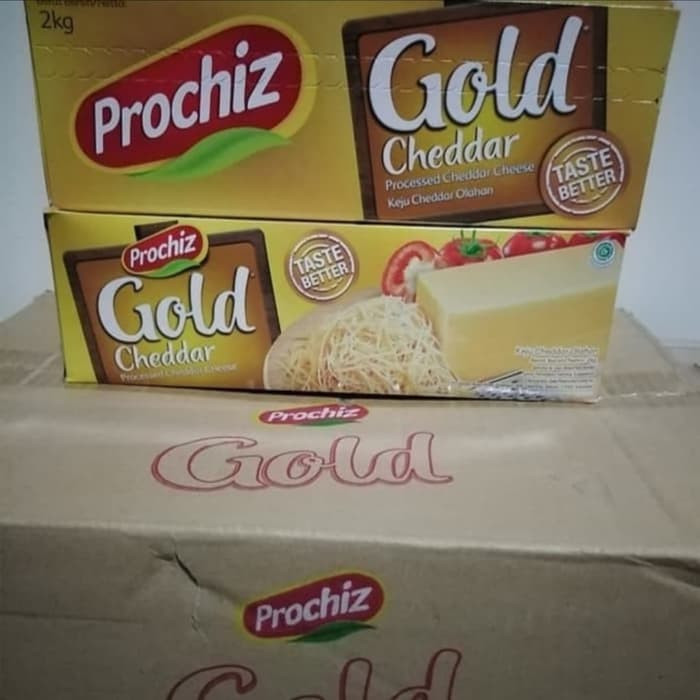 Cheese Keju Prochiz Gold Cheddar 170GR processed Cheddar Cheese ...