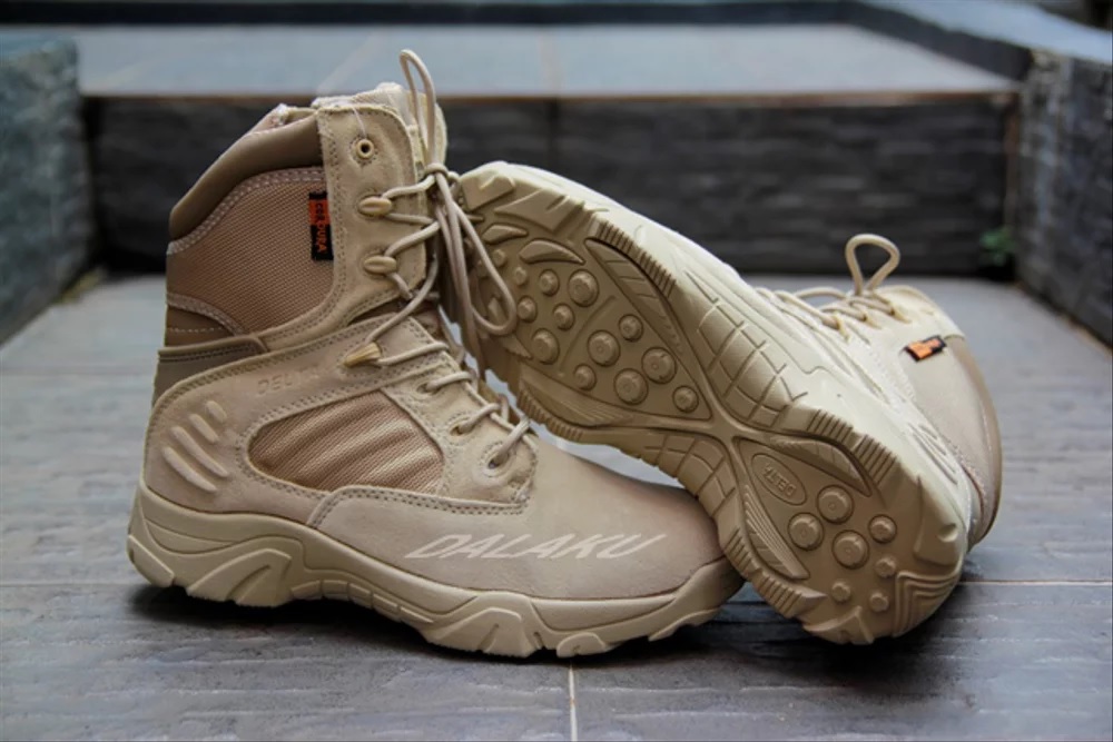 SEPATU BOOTS TACTICAL ARMY DELTA FORCE 8 INCH TAN SEPATU BOOTS TACTICAL ...
