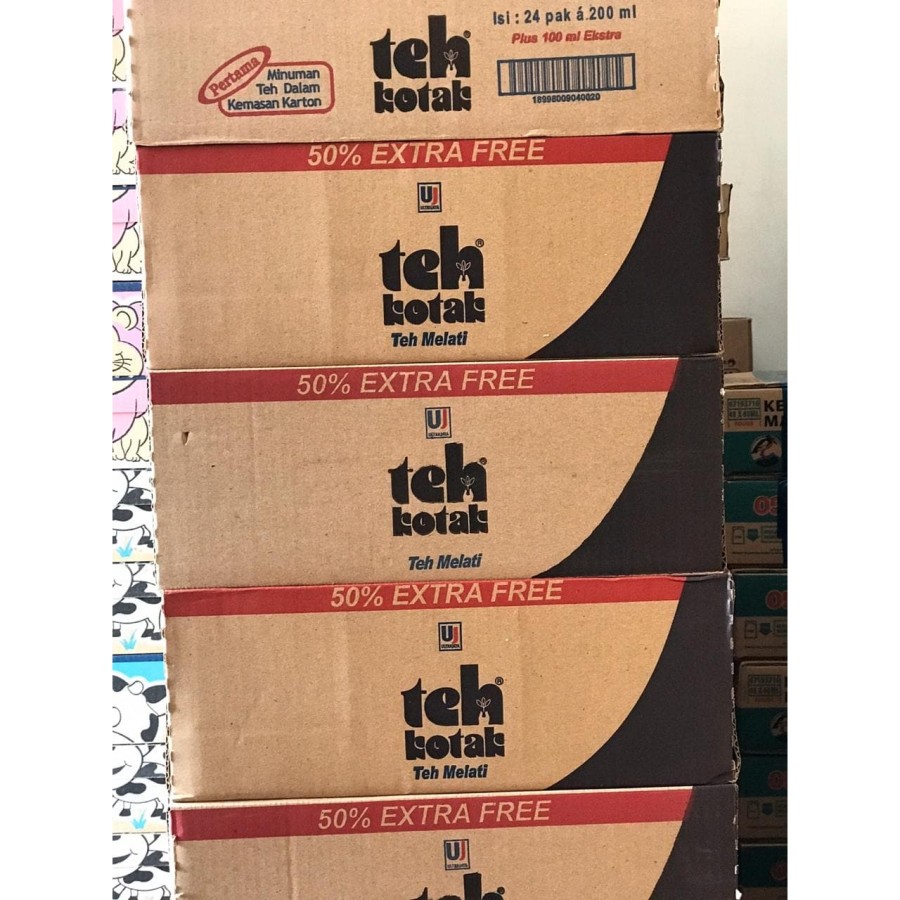 Teh Kotak 1 Dus Teh Melati Jasmine 1 Karton 24 pcs Kemasan 300 ml ...