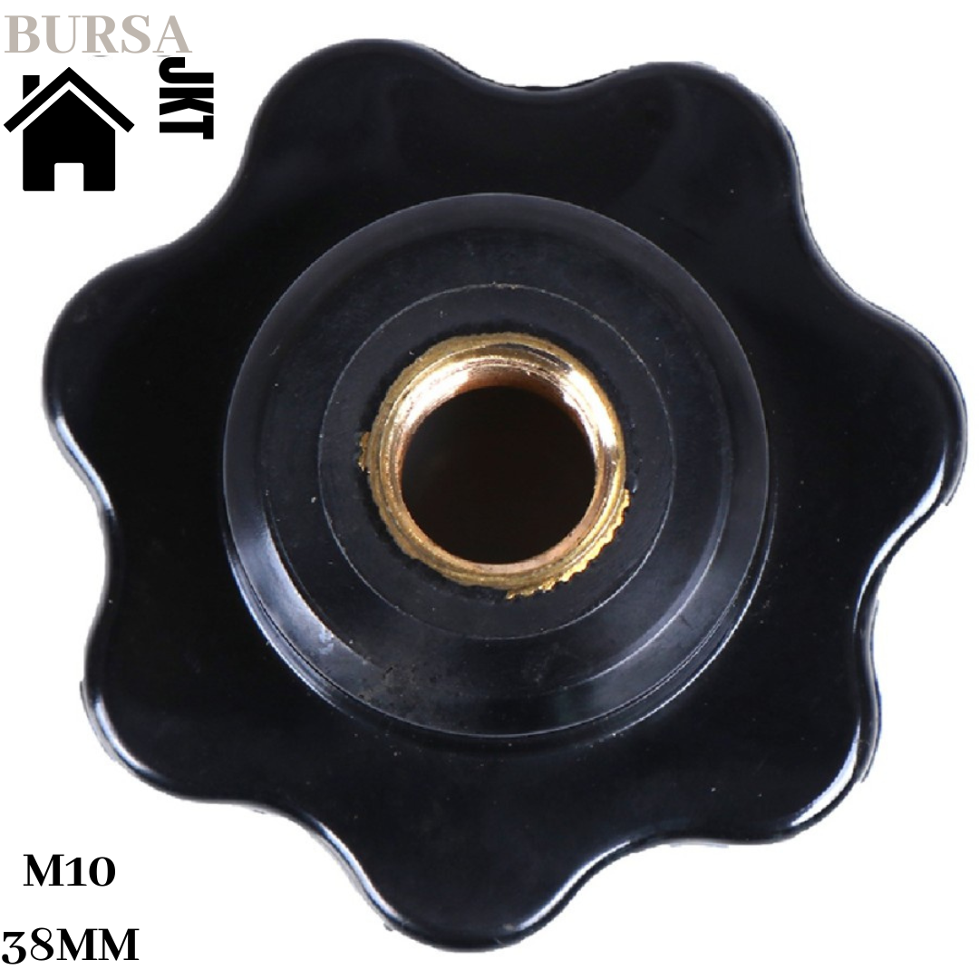 Knob / Kenob Mur Model Bintang Material Tembaga M5-M12 FULL BERLUBANG ...