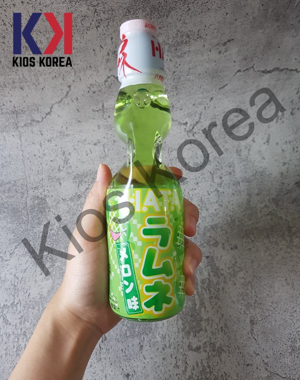Hata Ramune Soft Drink Melon Flavor 200ml - Minuman Soda Asli Jepang ...
