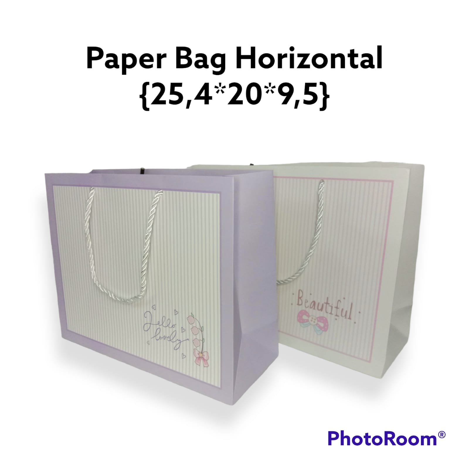 BBS68 - PAPER BAG HORIZONTAL / TAS KADO KARTON PREMIUM DENGAN TALI ...