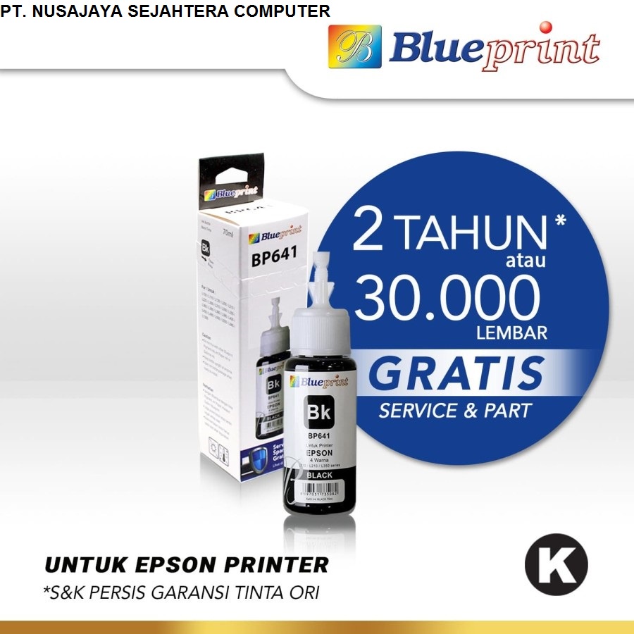 Tinta Epson BLUEPRINT 664 Refill For Printer Epson L120, L220, L320 ...