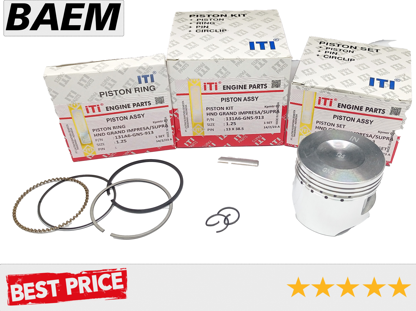 Piston Kit Grand Supra Lama Astrea Legenda GN5 Ori ITI | Lazada Indonesia