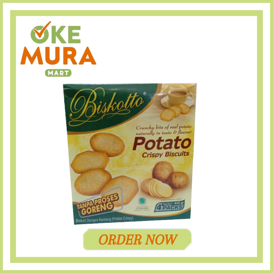 BISKITOP - POTATO CRISPY BOX 400g BISKUIT KUE KERING ANAK DEWASA ENAK ...