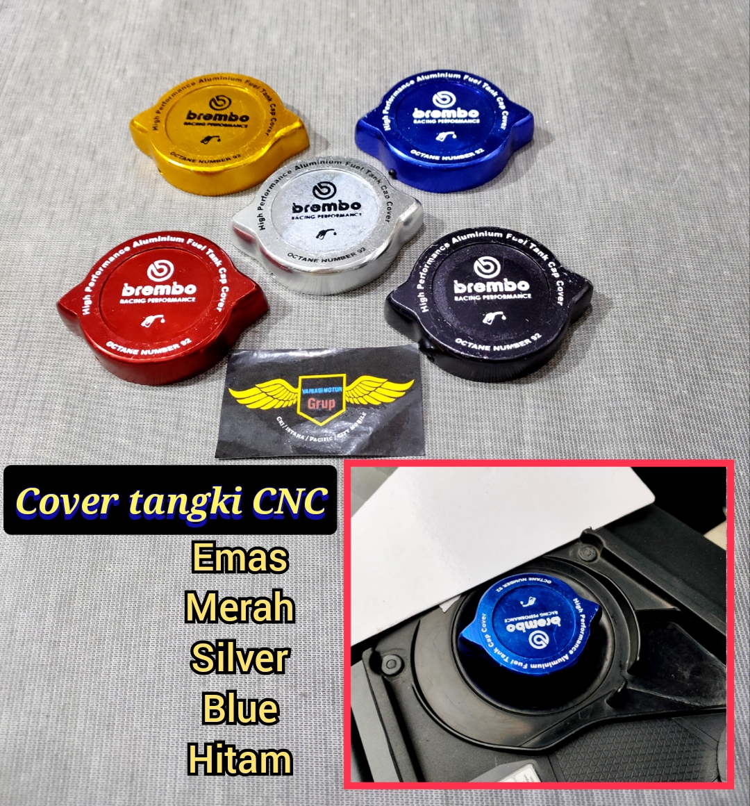 cover tutup tangki cnc universal motor beat vario mio scoopy aerox dll ...