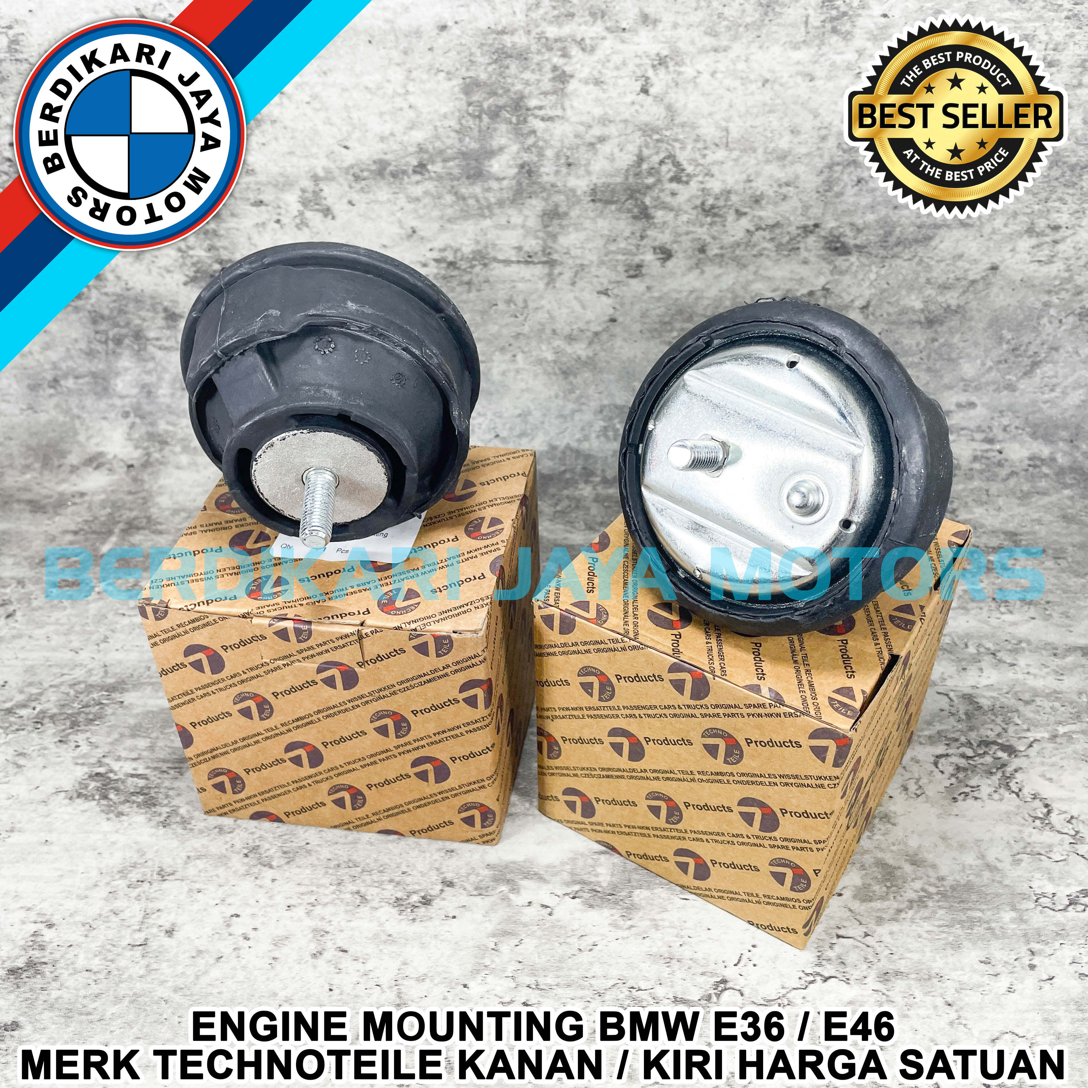 KARET ENGINE MOUNTING MONTING BMW E36 E46 MERK TECHNOTEILE KANAN / KIRI ...