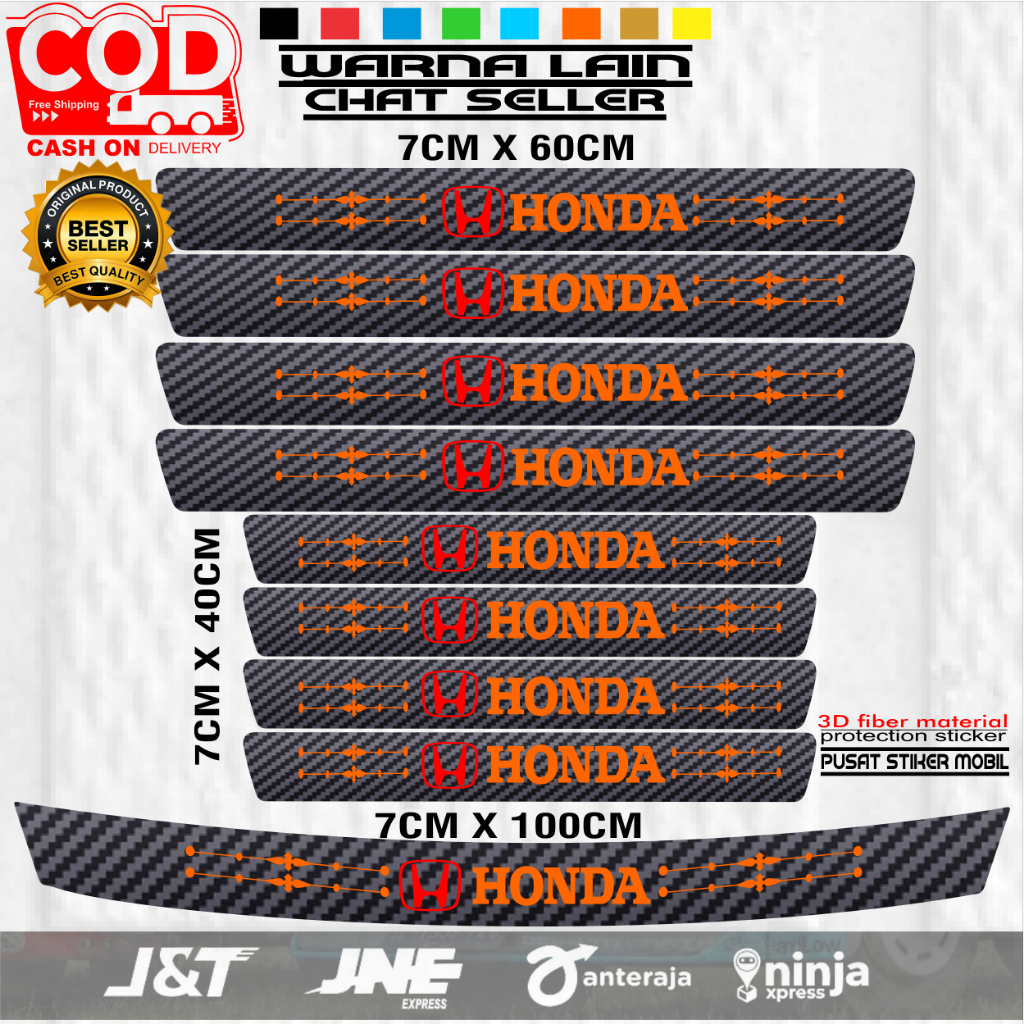 CUTTING STICKER CARBON 3D MOBIL HONDA STIKER KARBON 3D PELINDUNG ...